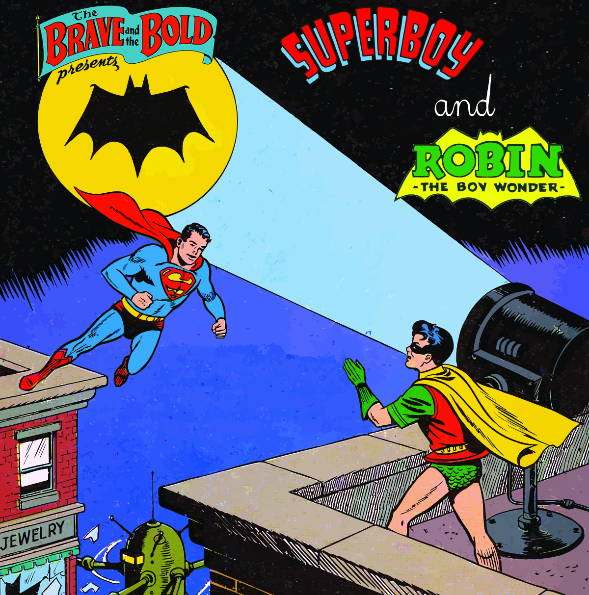 Big Shiny Robot | Brave and the Bold: When Superboy met Robin!